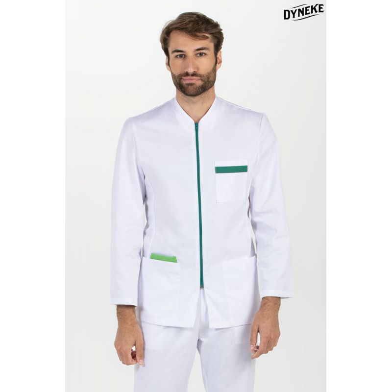 Chaqueta Para Sanidad Farmacia Comercio Y Est tica En Verde Dyneke